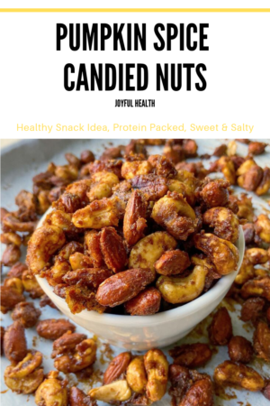 Pumpkin Spice Candied Nuts