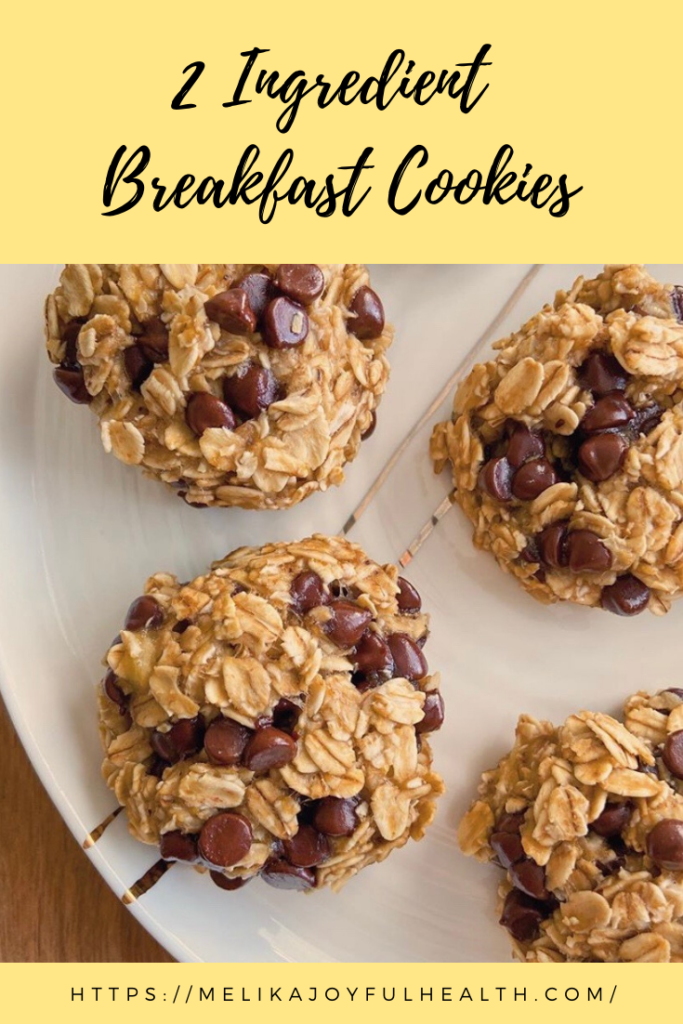2 Ingredient Breakfast Cookies